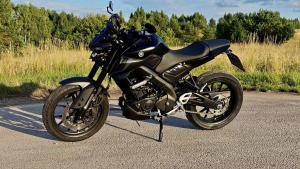 Черный Ямаха MT 125 2024 в Вильнюс, объемом двигателя 0.13 л и пробегом 13 тыс. км за 3999 €, фото  на AUTOMOTO.COM.LV
