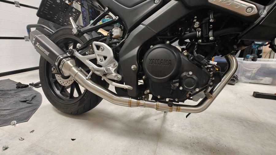 Черный Ямаха MT 125 2024 в Вильнюс, объемом двигателя 0.13 л и пробегом 13 тыс. км за 3999 €, фото 5 на AUTOMOTO.COM.LV