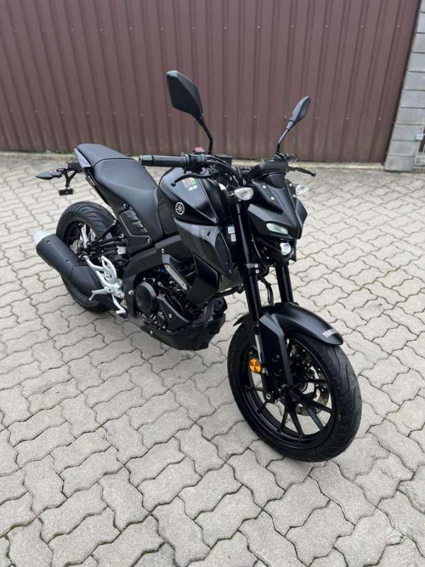Melns Yamaha MT 125 2025 Prienai, ar dzinēja tilpumu 0.13 L un nobraukumu 5 tūkst. km par 3950 €, foto 1 vietnē AUTOMOTO.COM.LV