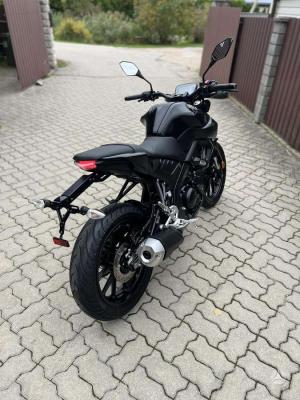 Black Yamaha MT 125 2025 in Prienai, with an engine capacity of 0.13 L and mileage of 5 thousand km for 3950 €, photo 8 on AUTOMOTO.COM.LV