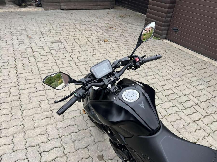 Black Yamaha MT 125 2025 in Prienai, with an engine capacity of 0.13 L and mileage of 5 thousand km for 3950 €, photo 10 on AUTOMOTO.COM.LV