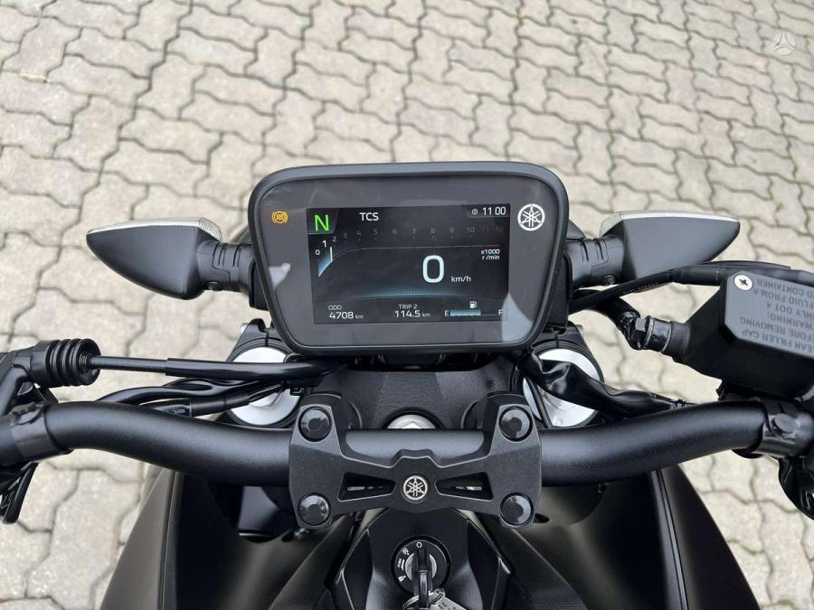 Black Yamaha MT 125 2025 in Prienai, with an engine capacity of 0.13 L and mileage of 5 thousand km for 3950 €, photo 11 on AUTOMOTO.COM.LV