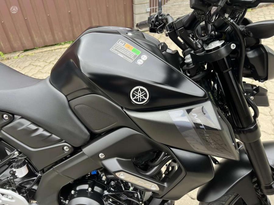 Black Yamaha MT 125 2025 in Prienai, with an engine capacity of 0.13 L and mileage of 5 thousand km for 3950 €, photo 16 on AUTOMOTO.COM.LV