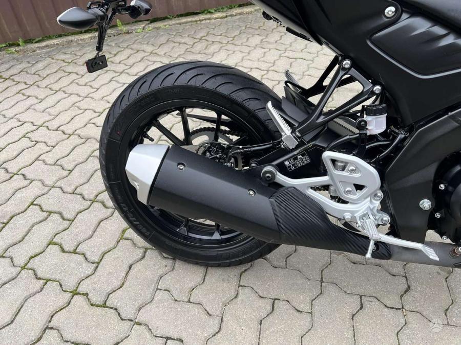 Black Yamaha MT 125 2025 in Prienai, with an engine capacity of 0.13 L and mileage of 5 thousand km for 3950 €, photo 17 on AUTOMOTO.COM.LV
