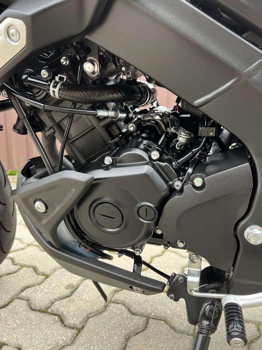 Black Yamaha MT 125 2025 in Prienai, with an engine capacity of 0.13 L and mileage of 5 thousand km for 3950 €, photo 24 on AUTOMOTO.COM.LV