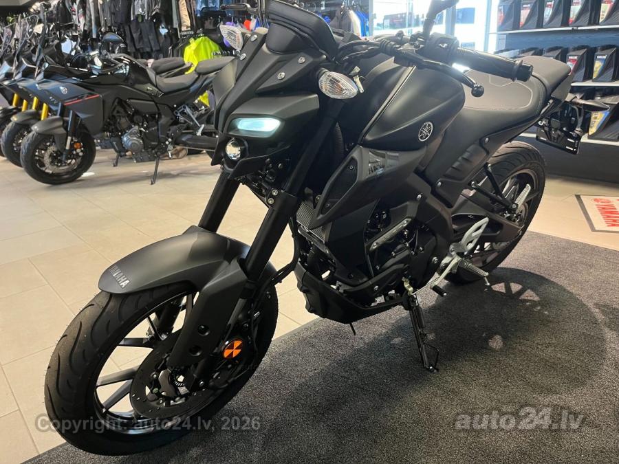 Black Yamaha MT 125 2026 in Tallinn, with an engine capacity of 0.13 L and mileage of 0 thousand km for 5490 €, photo 7 on AUTOMOTO.COM.LV