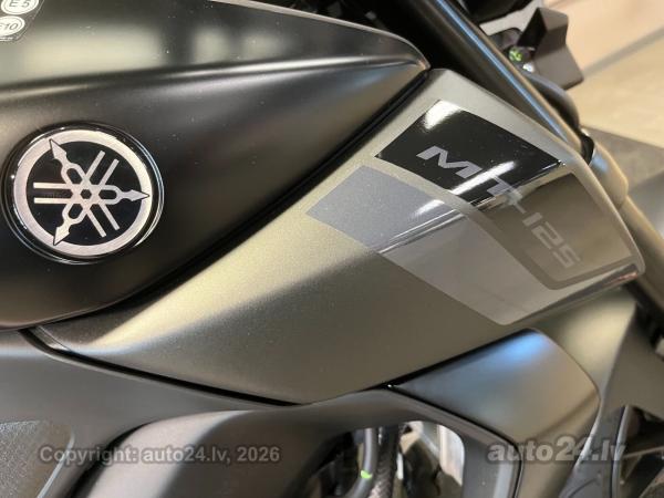 Black Yamaha MT 125 2026 in Tallinn, with an engine capacity of 0.13 L and mileage of 0 thousand km for 5490 €, photo 10 on AUTOMOTO.COM.LV