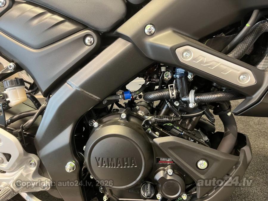 Black Yamaha MT 125 2026 in Tallinn, with an engine capacity of 0.13 L and mileage of 0 thousand km for 5490 €, photo 12 on AUTOMOTO.COM.LV