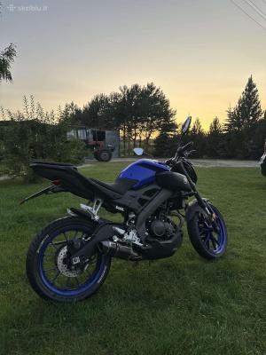 Blue Yamaha MT 125 2017 in Jonava, with an engine capacity of 0.13 L and mileage of 29 thousand km for 2000 €, photo 3 on AUTOMOTO.COM.LV