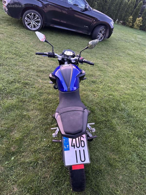 Синий Ямаха MT 125 2017 в Ионава, объемом двигателя 0.13 л и пробегом 29 тыс. км за 2000 €, фото 6 на AUTOMOTO.COM.LV