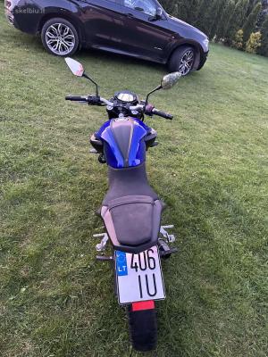 Blue Yamaha MT 125 2017 in Jonava, with an engine capacity of 0.13 L and mileage of 29 thousand km for 2000 €, photo 7 on AUTOMOTO.COM.LV