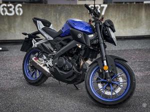 Zils Yamaha MT 125 2017 Viļņa, ar dzinēja tilpumu 0.13 L un nobraukumu 10 tūkst. km par 2799 €, foto 1 vietnē AUTOMOTO.COM.LV