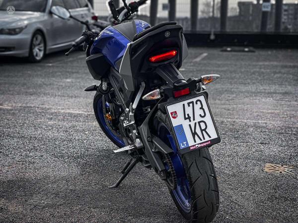 Zils Yamaha MT 125 2017 Viļņa, ar dzinēja tilpumu 0.13 L un nobraukumu 10 tūkst. km par 2799 €, foto 6 vietnē AUTOMOTO.COM.LV