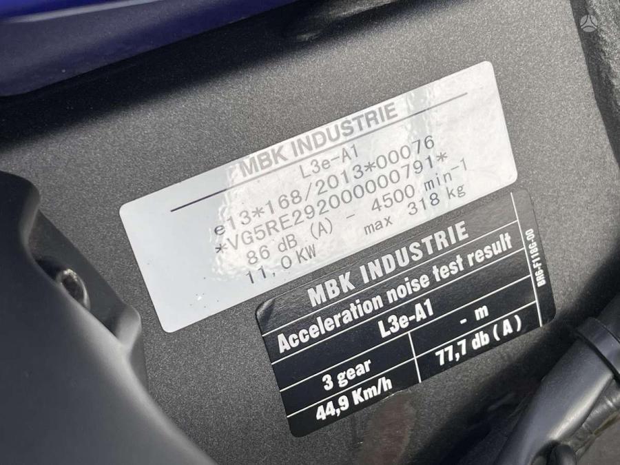 Zils Yamaha MT 125 2017 Viļņa, ar dzinēja tilpumu 0.13 L un nobraukumu 10 tūkst. km par 2799 €, foto 10 vietnē AUTOMOTO.COM.LV