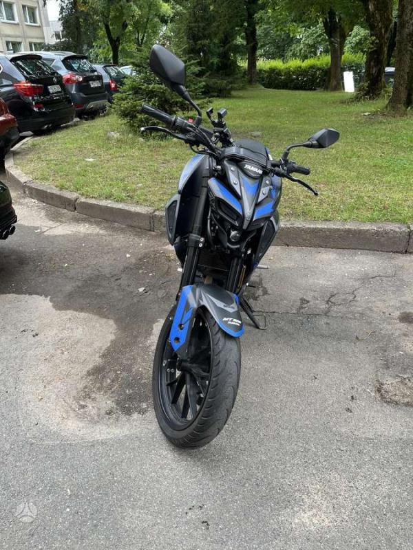 Blue Yamaha MT 125 2020 in Vilnius, with an engine capacity of 0.13 L and mileage of 12 thousand km for 3400 €, photo 2 on AUTOMOTO.COM.LV
