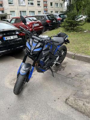 Blue Yamaha MT 125 2020 in Vilnius, with an engine capacity of 0.13 L and mileage of 12 thousand km for 3400 €, photo 4 on AUTOMOTO.COM.LV