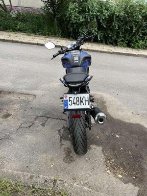 Blue Yamaha MT 125 2020 in Vilnius, with an engine capacity of 0.13 L and mileage of 12 thousand km for 3400 €, photo 6 on AUTOMOTO.COM.LV
