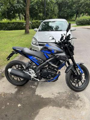 Blue Yamaha MT 125 2020 in Vilnius, with an engine capacity of 0.13 L and mileage of 12 thousand km for 3400 €, photo 8 on AUTOMOTO.COM.LV