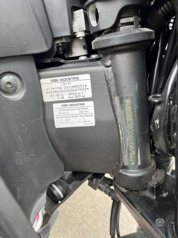 Blue Yamaha MT 125 2020 in Vilnius, with an engine capacity of 0.13 L and mileage of 12 thousand km for 3400 €, photo 8 on AUTOMOTO.COM.LV