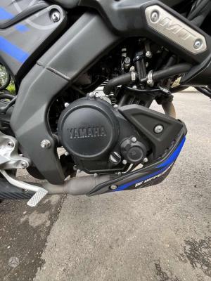 Blue Yamaha MT 125 2020 in Vilnius, with an engine capacity of 0.13 L and mileage of 12 thousand km for 3400 €, photo 10 on AUTOMOTO.COM.LV