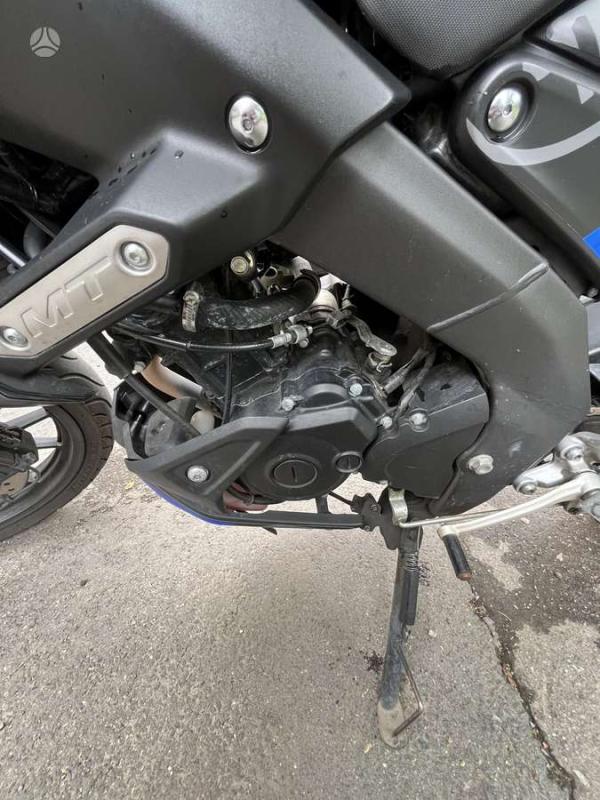 Blue Yamaha MT 125 2020 in Vilnius, with an engine capacity of 0.13 L and mileage of 12 thousand km for 3400 €, photo 10 on AUTOMOTO.COM.LV