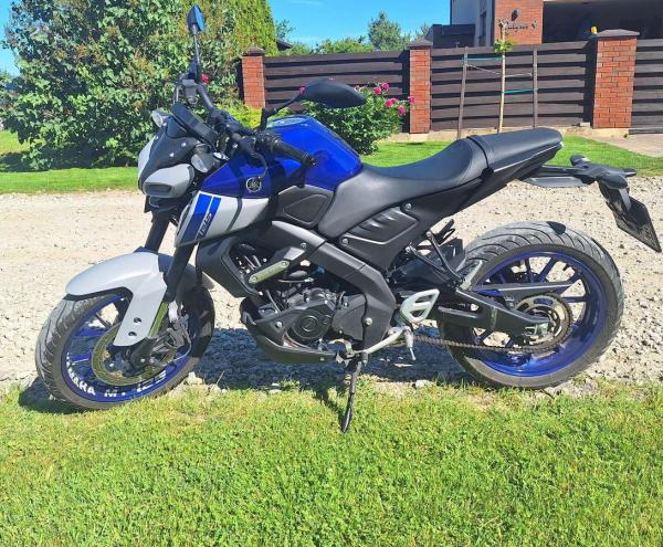 Zils Yamaha MT 125 2021 Šauļi, ar dzinēja tilpumu 0.13 L un nobraukumu 13 tūkst. km par 3300 €, foto 2 vietnē AUTOMOTO.COM.LV