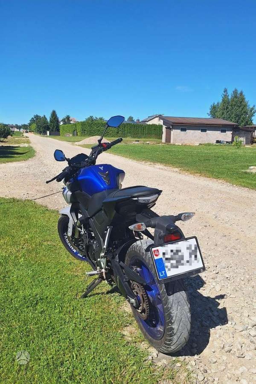 Zils Yamaha MT 125 2021 Šauļi, ar dzinēja tilpumu 0.13 L un nobraukumu 13 tūkst. km par 3300 €, foto 4 vietnē AUTOMOTO.COM.LV