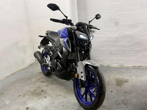 Blue Yamaha MT 125 2022 in Marijampole, with an engine capacity of 0.13 L and mileage of 15 thousand km for 3295 €, photo 2 on AUTOMOTO.COM.LV