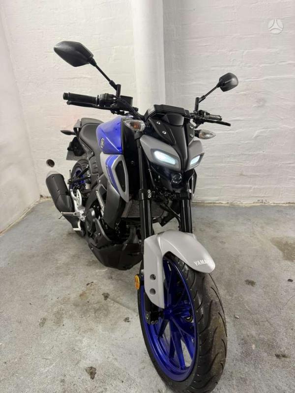 Blue Yamaha MT 125 2022 in Marijampole, with an engine capacity of 0.13 L and mileage of 15 thousand km for 3295 €, photo 4 on AUTOMOTO.COM.LV