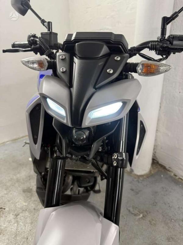Blue Yamaha MT 125 2022 in Marijampole, with an engine capacity of 0.13 L and mileage of 15 thousand km for 3295 €, photo 7 on AUTOMOTO.COM.LV