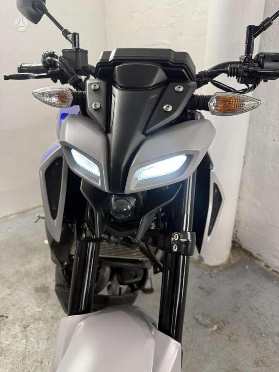 Blue Yamaha MT 125 2022 in Marijampole, with an engine capacity of 0.13 L and mileage of 15 thousand km for 3295 €, photo 8 on AUTOMOTO.COM.LV