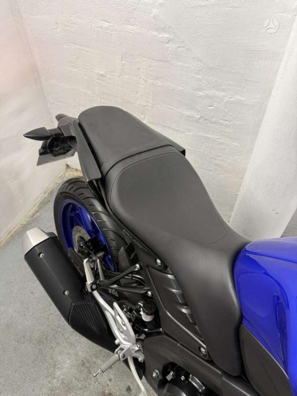 Blue Yamaha MT 125 2022 in Marijampole, with an engine capacity of 0.13 L and mileage of 15 thousand km for 3295 €, photo 9 on AUTOMOTO.COM.LV