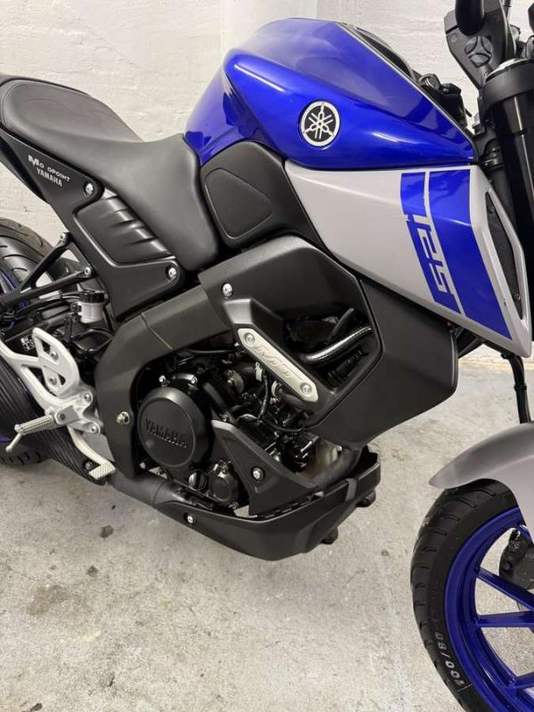 Blue Yamaha MT 125 2022 in Marijampole, with an engine capacity of 0.13 L and mileage of 15 thousand km for 3295 €, photo 10 on AUTOMOTO.COM.LV