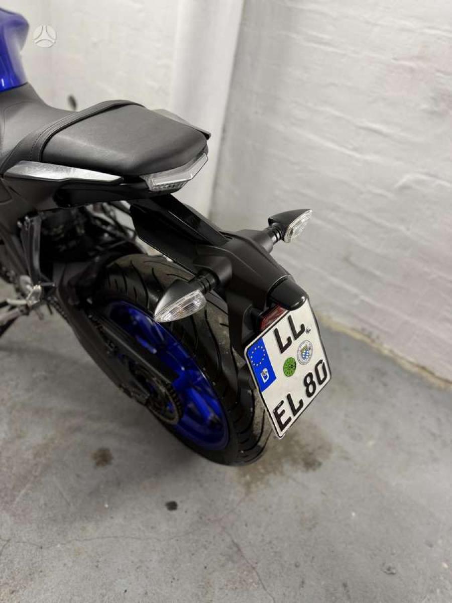 Blue Yamaha MT 125 2022 in Marijampole, with an engine capacity of 0.13 L and mileage of 15 thousand km for 3295 €, photo 15 on AUTOMOTO.COM.LV