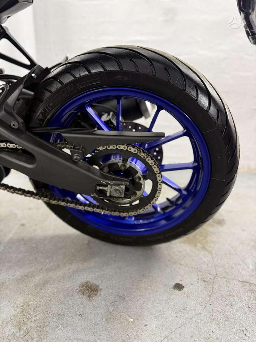 Blue Yamaha MT 125 2022 in Marijampole, with an engine capacity of 0.13 L and mileage of 15 thousand km for 3295 €, photo 17 on AUTOMOTO.COM.LV