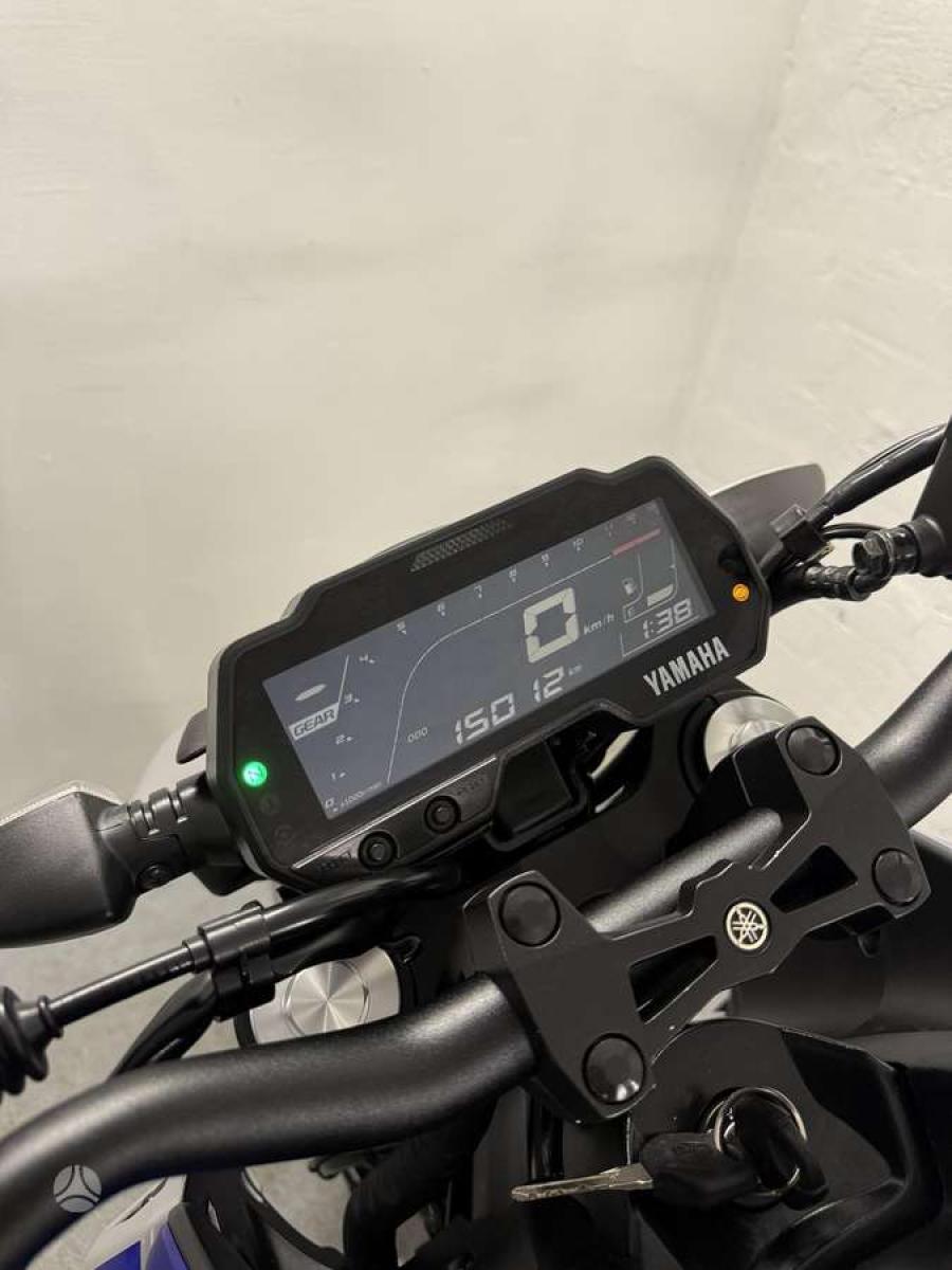 Blue Yamaha MT 125 2022 in Marijampole, with an engine capacity of 0.13 L and mileage of 15 thousand km for 3295 €, photo 20 on AUTOMOTO.COM.LV