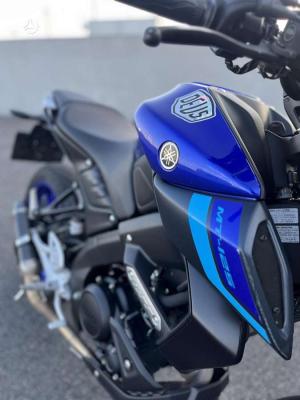 Zils Yamaha MT 125 2023 Viļņa, ar dzinēja tilpumu 0.13 L un nobraukumu 10 tūkst. km par 4099 €, foto 15 vietnē AUTOMOTO.COM.LV
