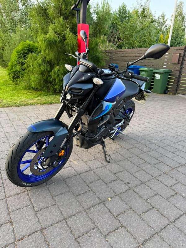 Blue Yamaha MT 125 2024 in Vilnius, with an engine capacity of 0.13 L and mileage of 15 thousand km for 3850 €, photo 2 on AUTOMOTO.COM.LV