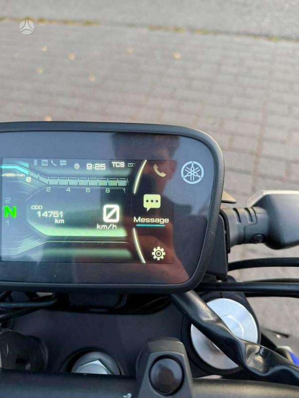 Blue Yamaha MT 125 2024 in Vilnius, with an engine capacity of 0.13 L and mileage of 15 thousand km for 3850 €, photo 10 on AUTOMOTO.COM.LV