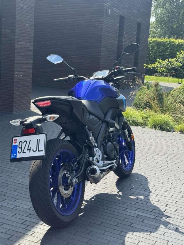 Blue Yamaha MT 125 2024 in Klaipeda, with an engine capacity of 0.13 L and mileage of 6 thousand km for 4250 €, photo 1 on AUTOMOTO.COM.LV