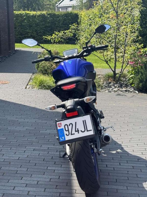 Blue Yamaha MT 125 2024 in Klaipeda, with an engine capacity of 0.13 L and mileage of 6 thousand km for 4250 €, photo 2 on AUTOMOTO.COM.LV
