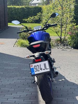 Синий Ямаха MT 125 2024 в Клайпеда, объемом двигателя 0.13 л и пробегом 6 тыс. км за 4250 €, фото 3 на AUTOMOTO.COM.LV