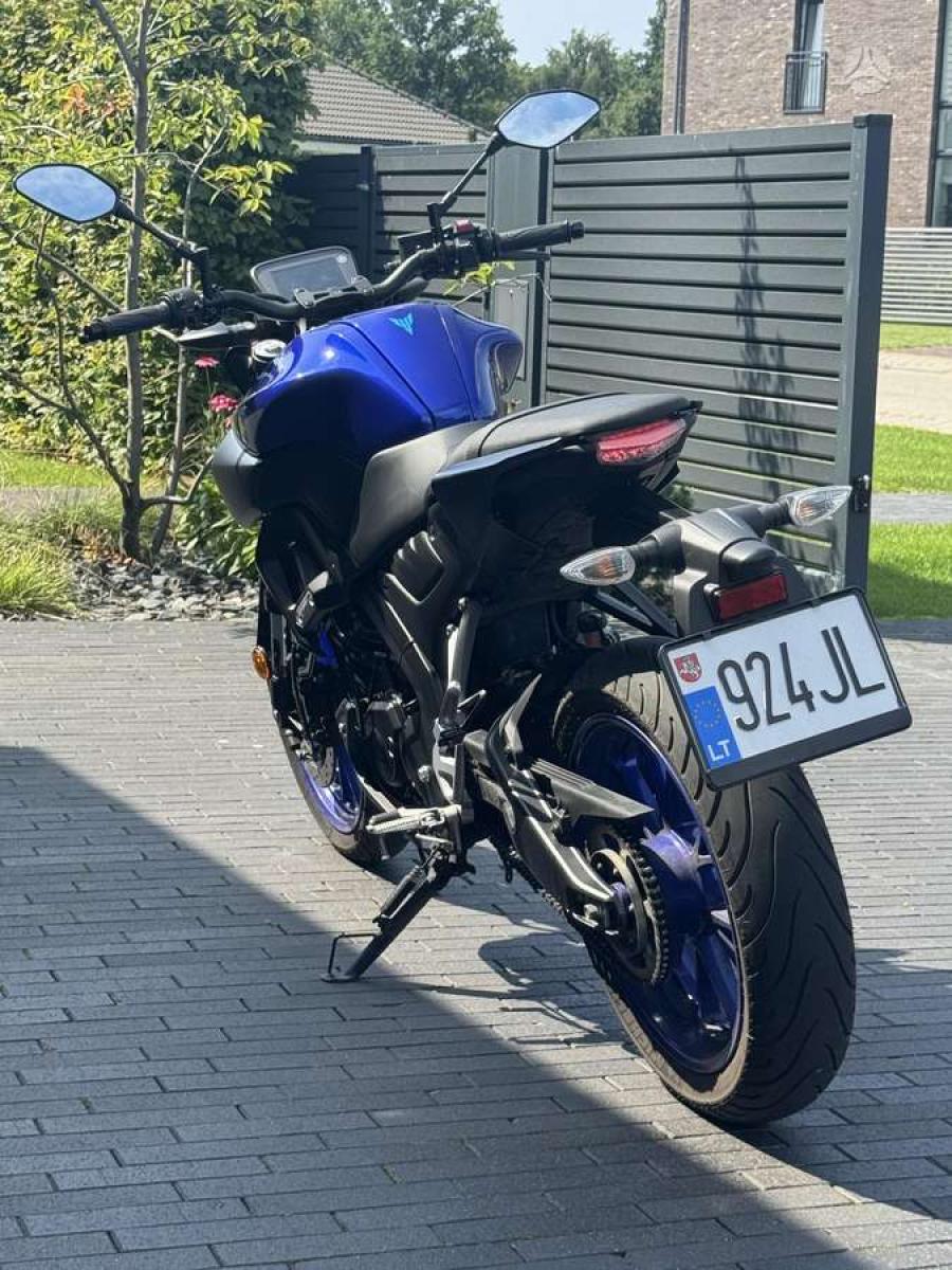 Синий Ямаха MT 125 2024 в Клайпеда, объемом двигателя 0.13 л и пробегом 6 тыс. км за 4250 €, фото 4 на AUTOMOTO.COM.LV