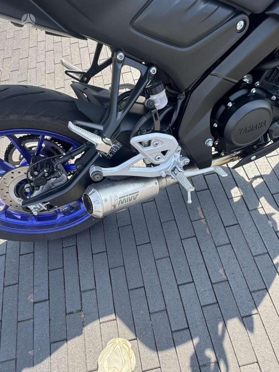 Синий Ямаха MT 125 2024 в Клайпеда, объемом двигателя 0.13 л и пробегом 6 тыс. км за 4250 €, фото 8 на AUTOMOTO.COM.LV