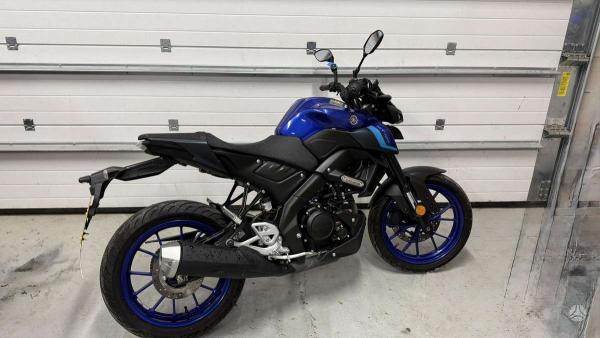 Blue Yamaha MT 125 2025 in Alytus, with an engine capacity of 0.13 L and mileage of 2 thousand km for 3800 €, photo 4 on AUTOMOTO.COM.LV
