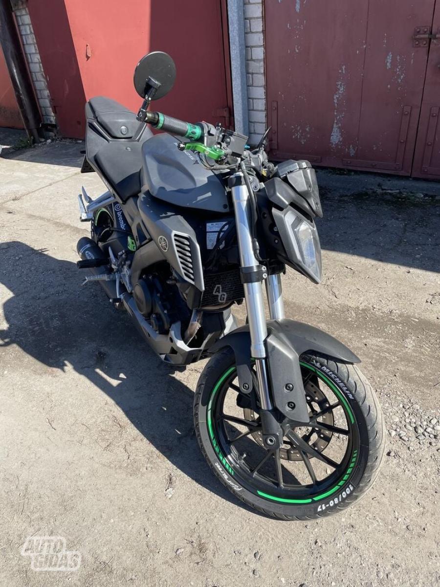 Grey Yamaha MT 125 2014 in Kaunas, with an engine capacity of 0.13 L and mileage of 31 thousand km for 2000 €, photo 5 on AUTOMOTO.COM.LV
