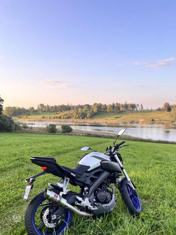 Grey Yamaha MT 125 2015 in Vilnius, with an engine capacity of 0.13 L and mileage of 31 thousand km for 3000 €, photo 1 on AUTOMOTO.COM.LV