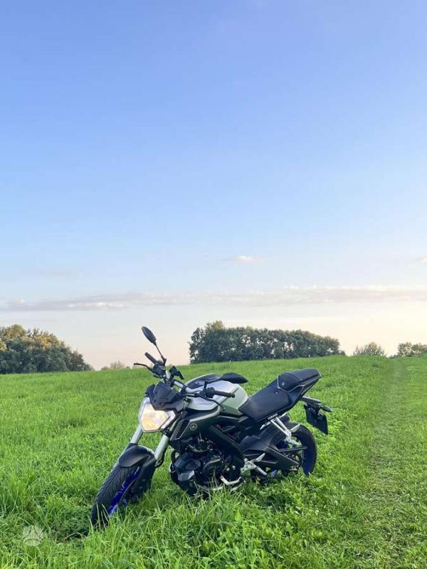 Grey Yamaha MT 125 2015 in Vilnius, with an engine capacity of 0.13 L and mileage of 31 thousand km for 3000 €, photo 2 on AUTOMOTO.COM.LV