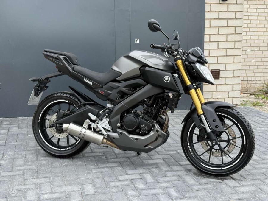 Grey Yamaha MT 125 2015 in Vilkaviskis, with an engine capacity of 0.13 L and mileage of 21 thousand km for 2400 €, photo 4 on AUTOMOTO.COM.LV