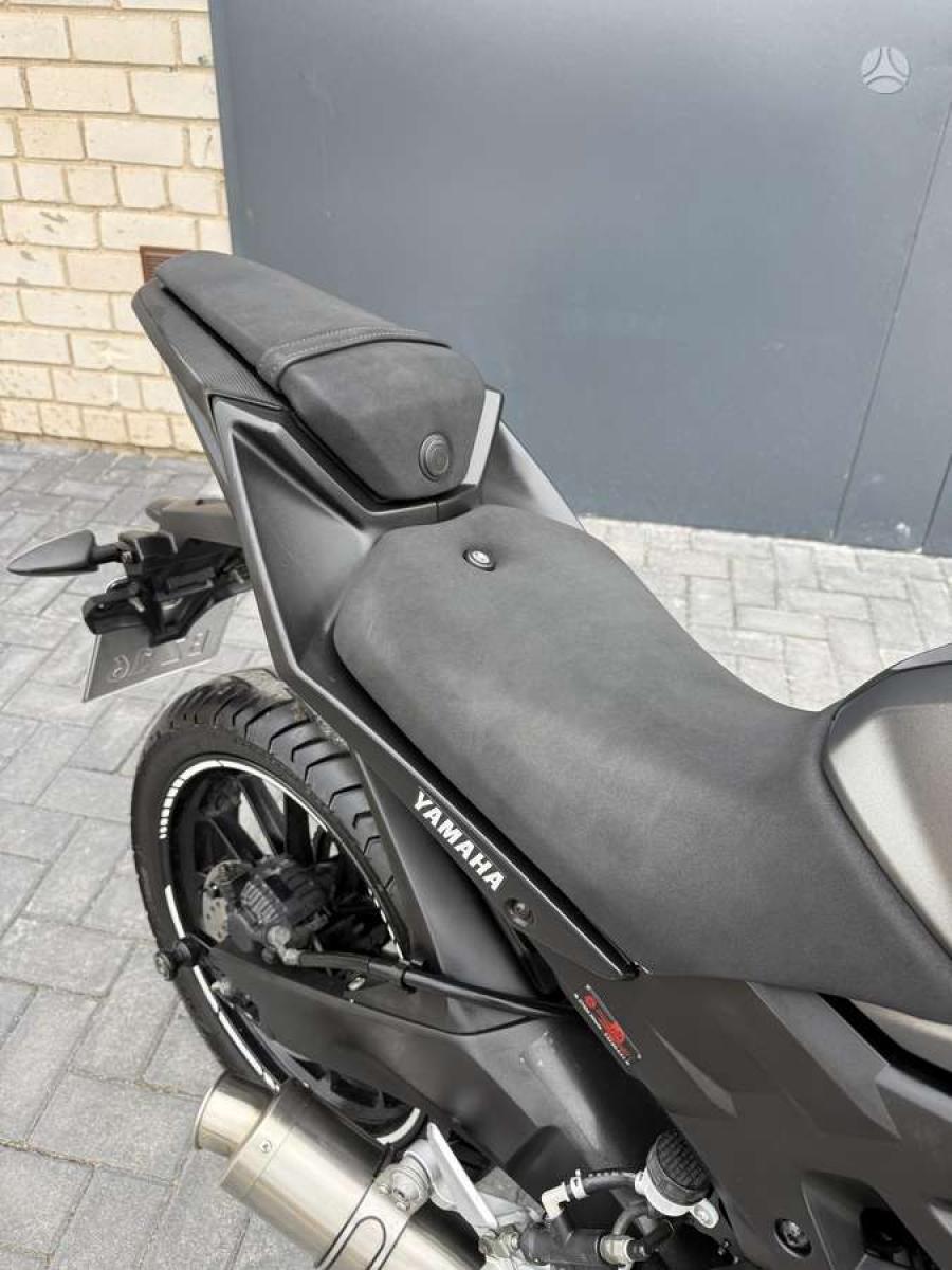 Grey Yamaha MT 125 2015 in Vilkaviskis, with an engine capacity of 0.13 L and mileage of 21 thousand km for 2400 €, photo 9 on AUTOMOTO.COM.LV